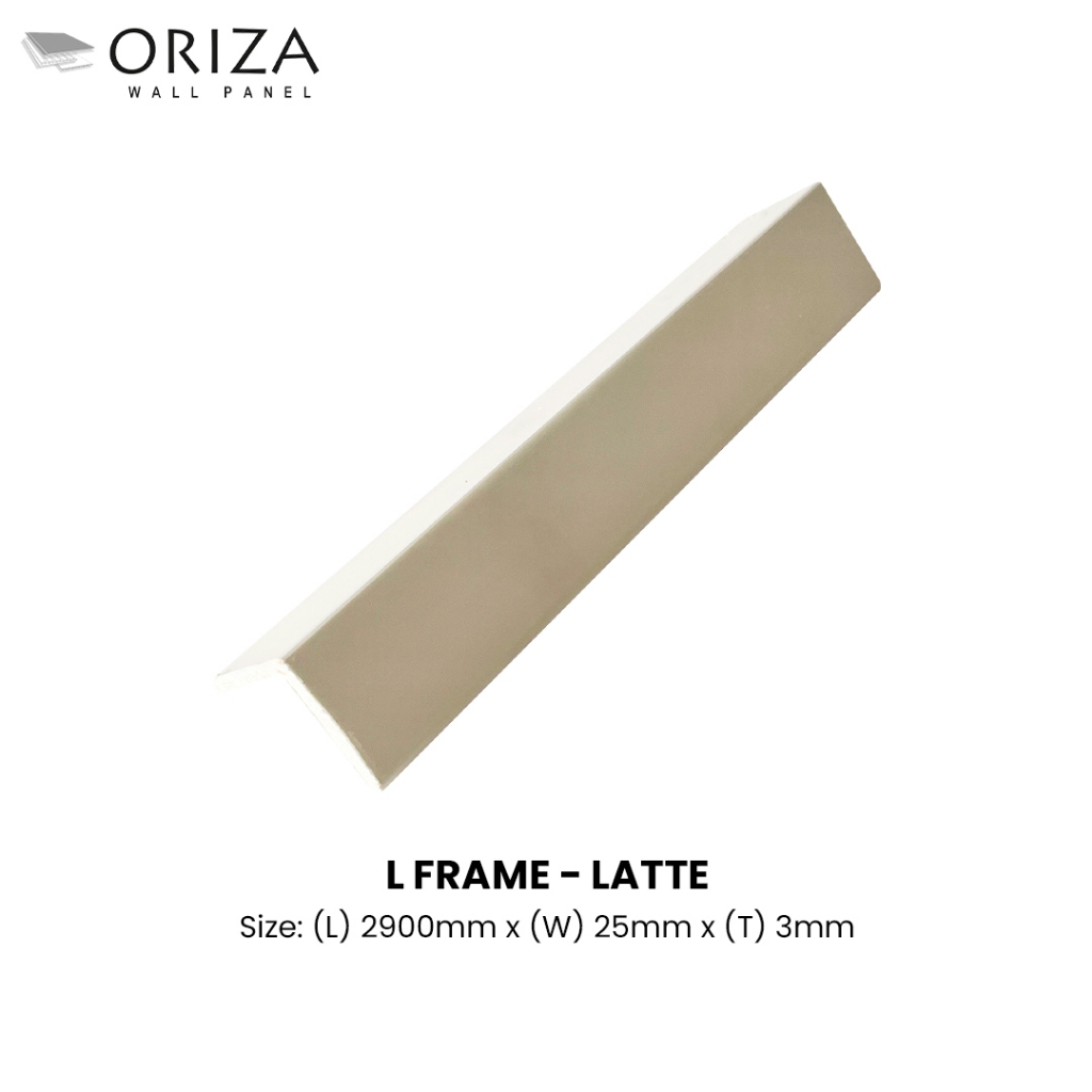 Jual Oriza L Frame Siku Wall Panel WPC - Latte | Shopee Indonesia