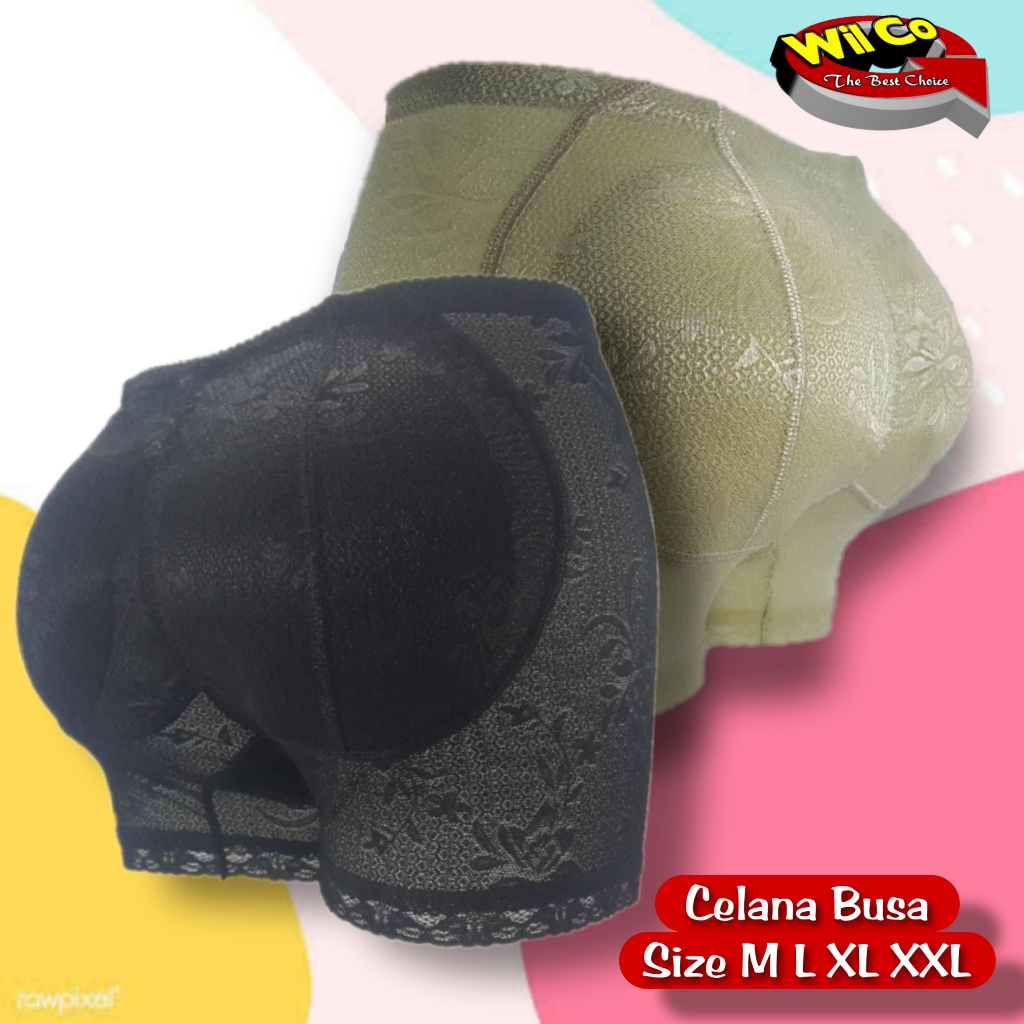 Jual K550 (Harga Satuan) Vaya Shapewear Celana Dalam Busa Pantat Palsu, Cd Busa Bokong Palsu ...