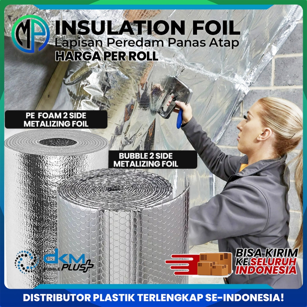 Jual Peredam Panas Atap DKM Roll 120cm x 25meter / Bubble Insulation ...