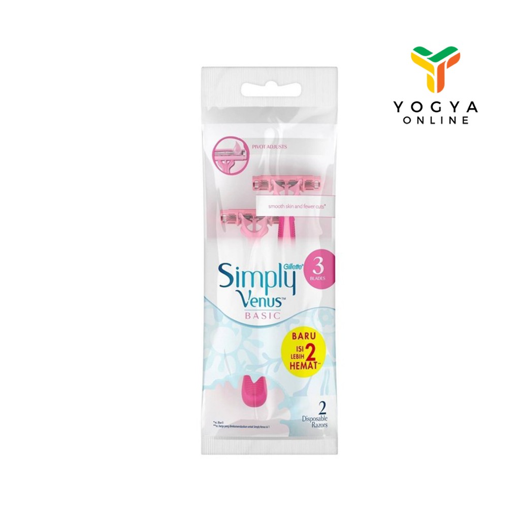 Jual Gillette Simply Venus Basic 2S | Shopee Indonesia