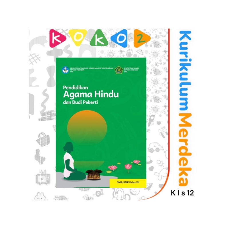 Jual BUKU PAKET PENDIDIKAN AGAMA HINDU KELAS 12 SMA KURIKULUM MERDEKA ...