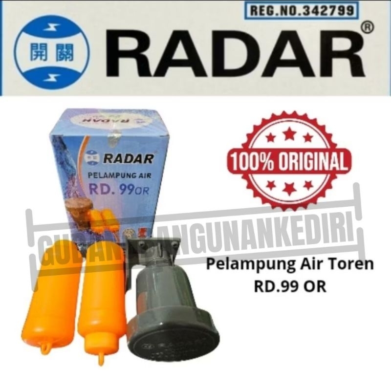Jual [KEMASAN BARU] Otomatis pelampung tandon toren RADAR RD. 99 OR ...