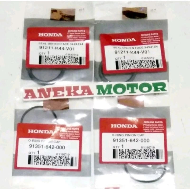 Jual Seal Oring Pully Sil Puly CVT Honda Beat Sporty Street K81 100% Original Honda AHM 91211 ...