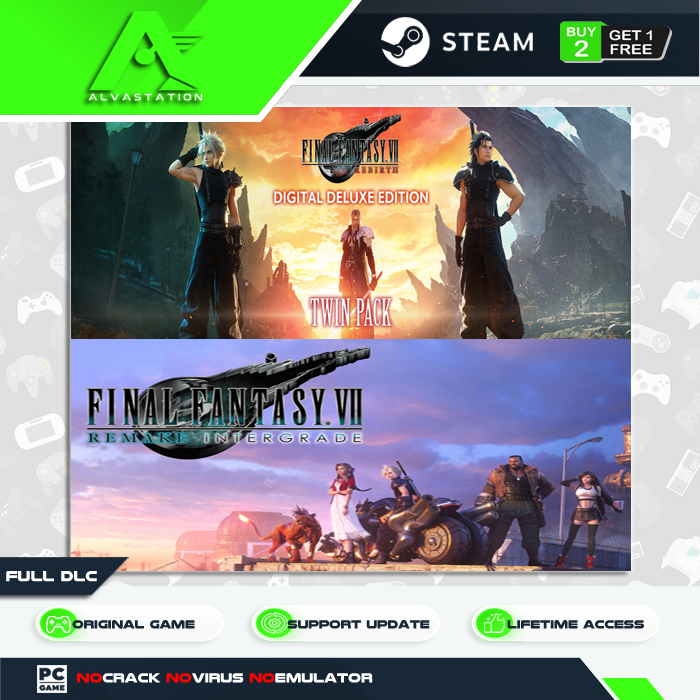 Jual Final Fantasy 7 VII Rebirth and Remake Intergrade Deluxe Twin Pack ...
