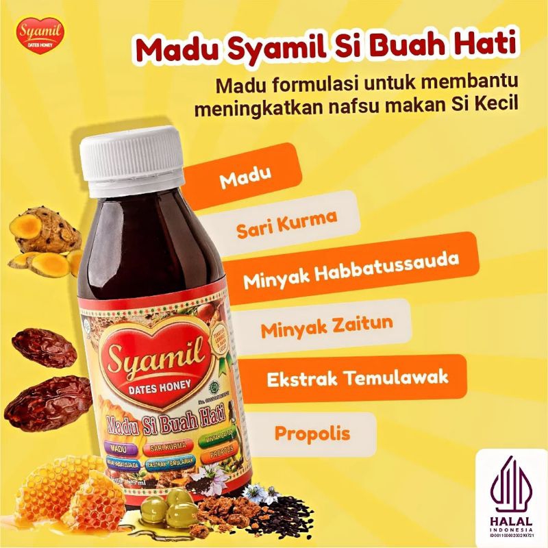 Jual Syamil Dates Honey Madu Lengkap Si Buah Hati | Shopee Indonesia