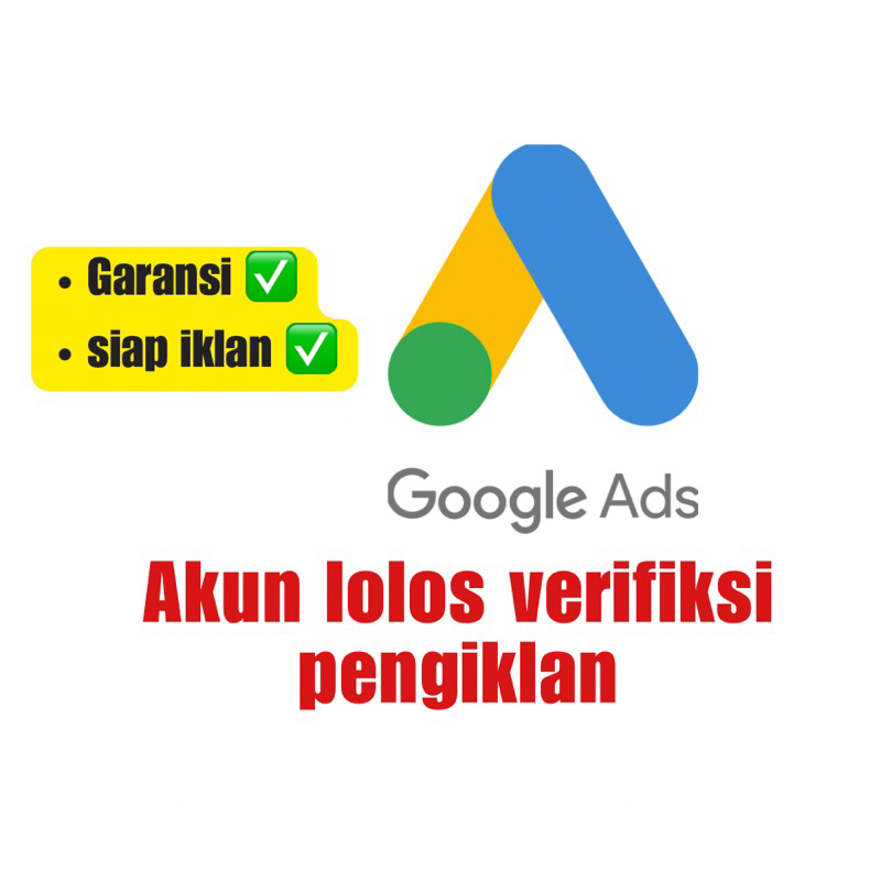 Jual Akun google ads sudah verifikasi pengiklan tinggal dipakai ...