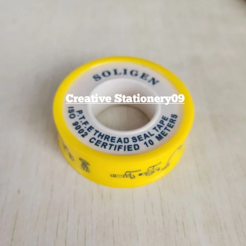 Jual Seal Tape SOLIGEN / Isolasi Kran / Siltip SOLIGEN 10 Meter ...