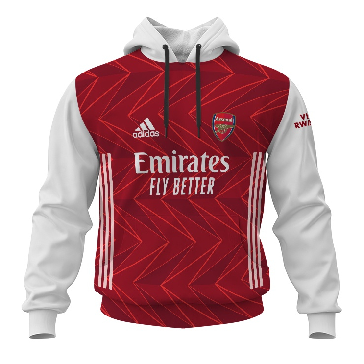 Jual ARSENAL Hoodie Jaket Sweater Dewasa Fullprint Free Name | Shopee ...