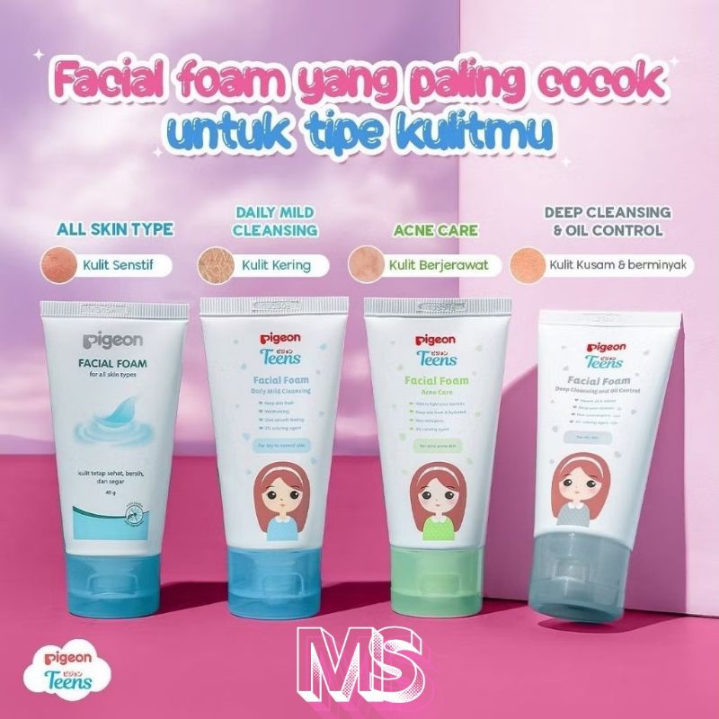Jual PIGEON TEENS Facial Foam | Sabun Cuci Muka Kulit Normal Kering ...