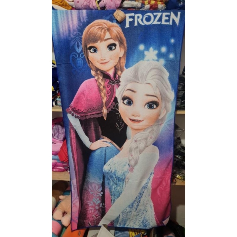 Jual Handuk anak Ukuran 70cm x 140cm Terbaru Karakter Gambar Kartun ...