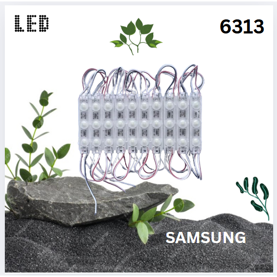 Jual Lampu Led Modul Samsung 6313 DC 12V 3 Mata 1.5Watt SMD 2835 (Neon Box) | Shopee Indonesia
