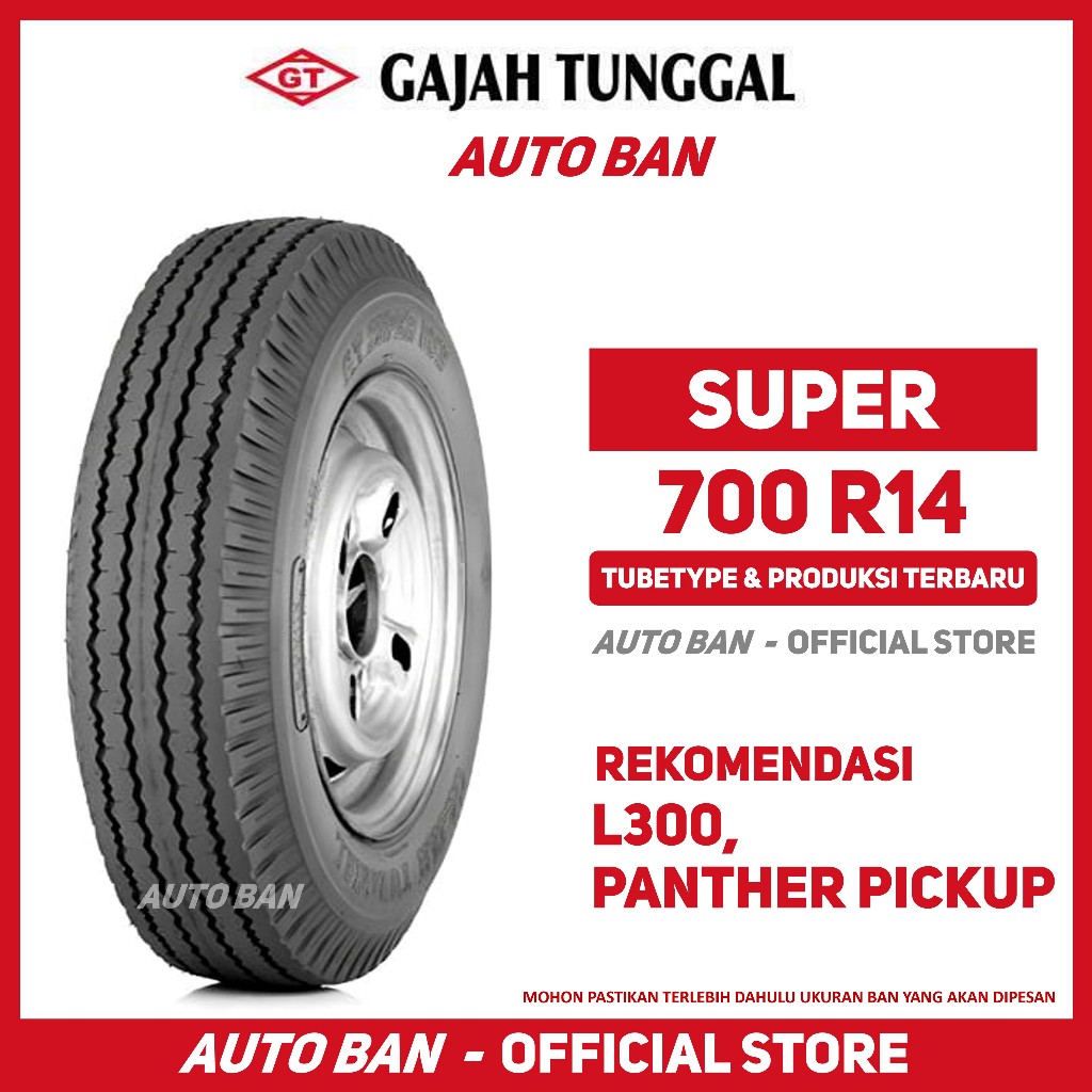 Jual Ban Gajah Tunggal GT Super 700 R14 Ban L300 Panther Pickup Pick Up ...