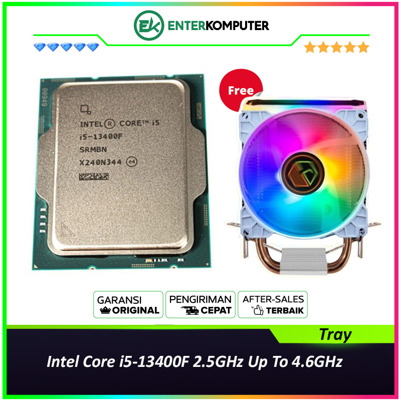 Jual Intel Core i5-13400F 2.5GHz Up To 4.6GHz - [Tray] Socket LGA 1700 ...