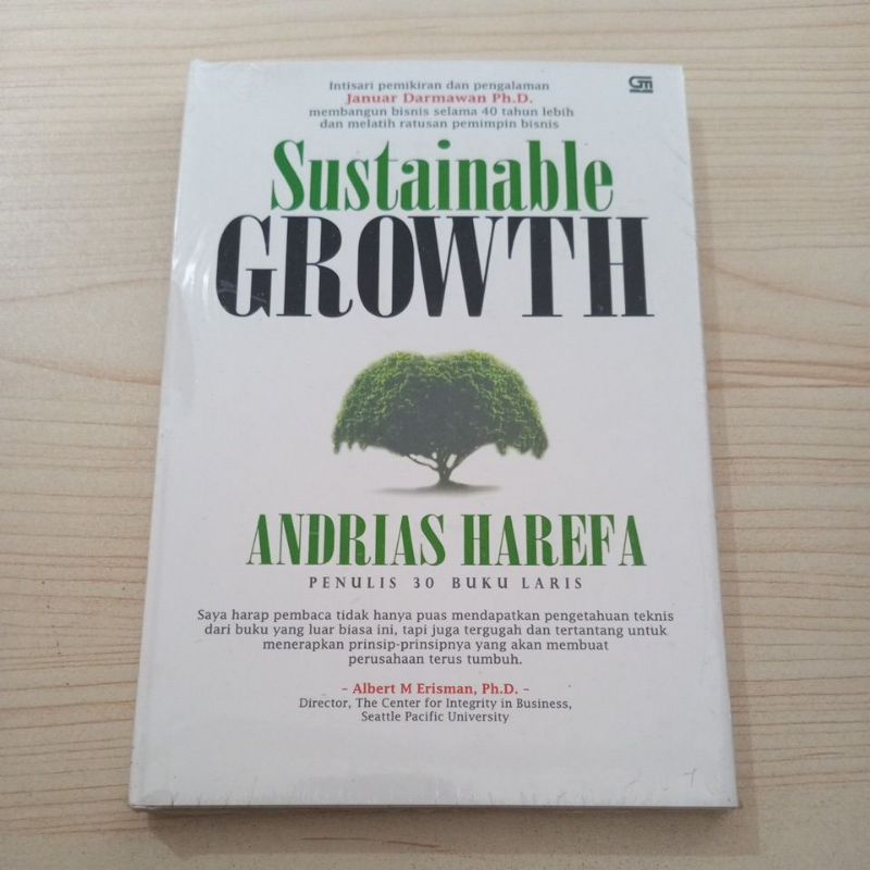 Jual BUKU SUSTAINABLE GROWTH OLEH ANDRIAS HAREFA | Shopee Indonesia