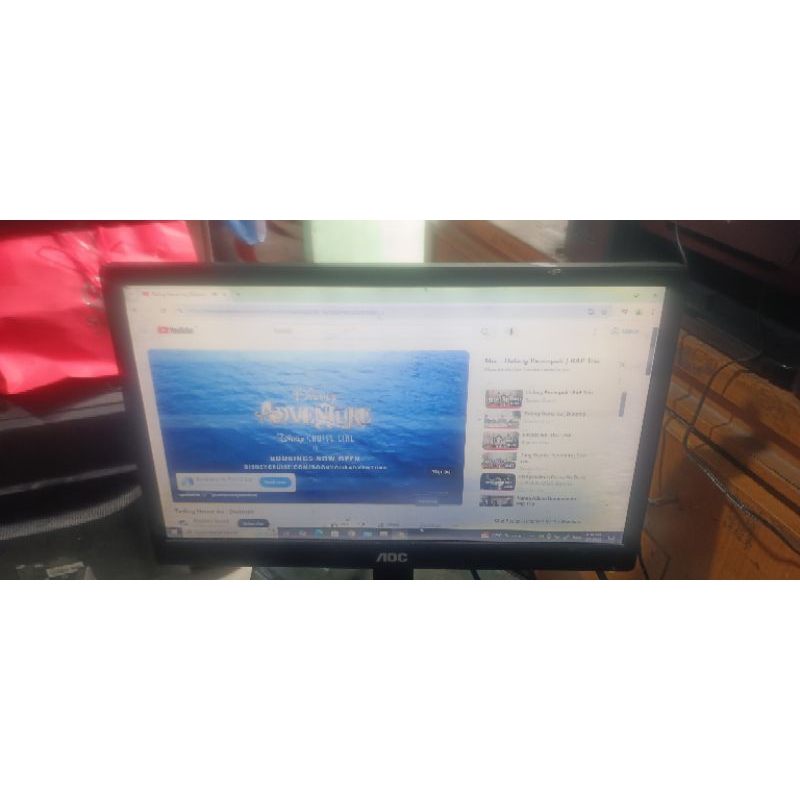 Jual monitor LED aoc 16 power usb minus | Shopee Indonesia