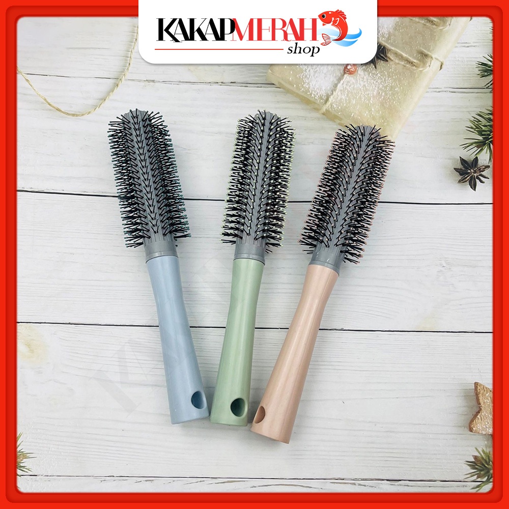 Jual Sisir Blow Rambut Sisir Gulung Roll Bulat Styling Salon Anti Kusut ...