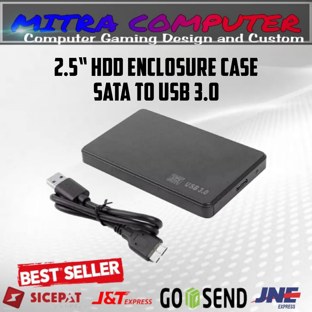 Jual Case HDD SSD Sata 2,5 External USB 2.0 | 3.0 Enclosure | Shopee Indonesia