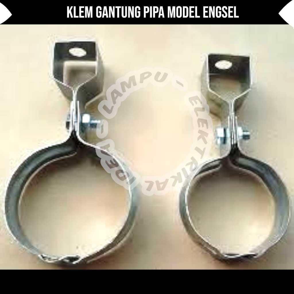 Jual Klem Gantung Pipa 3/4 Inch Model Engsel Plat Besi Galvanis 3/4 ...