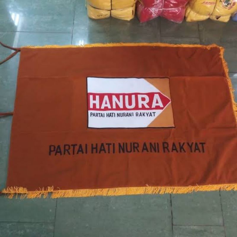 Jual Bendera pataka partai hanura dua muka ukuran 90x140 | Shopee Indonesia