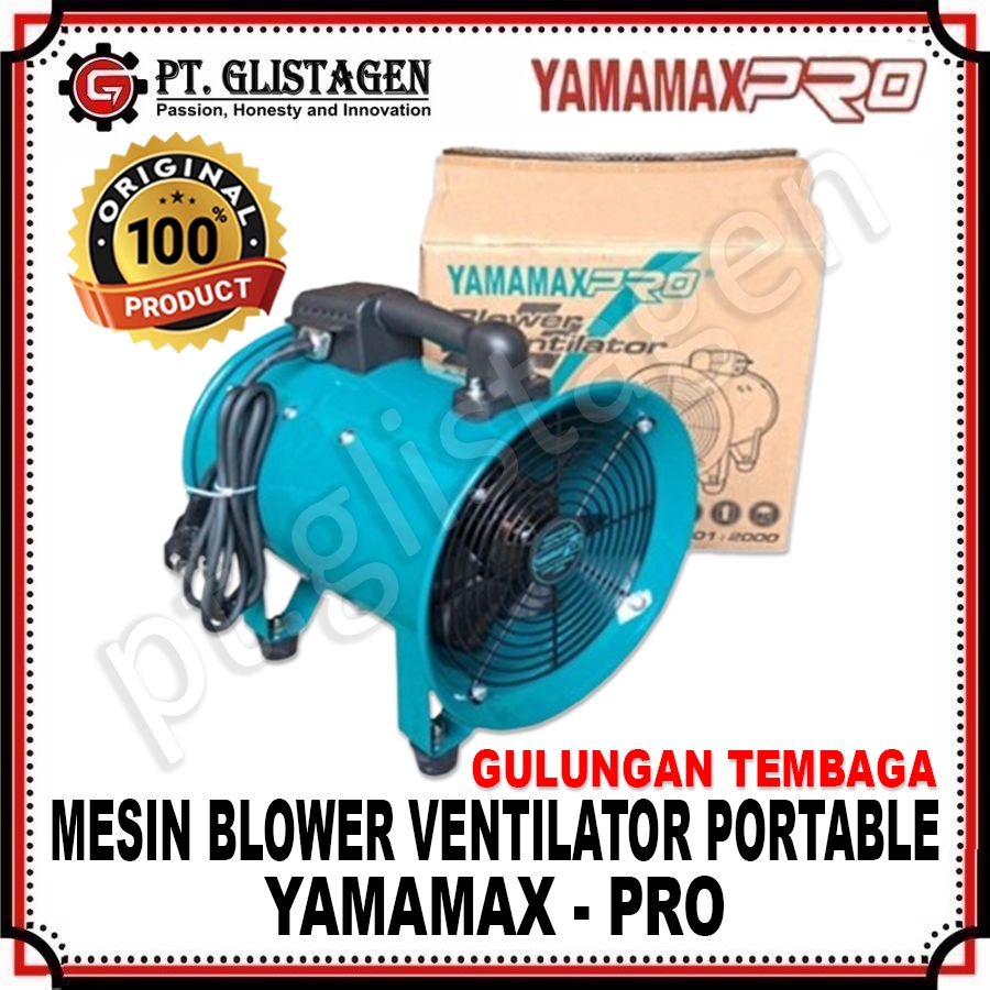 Jual YAMAMAX PRO Mesin Blower Ventilator Portable 10" Inch Kipas Blower Exhaust 10" in ORIGINAL ...