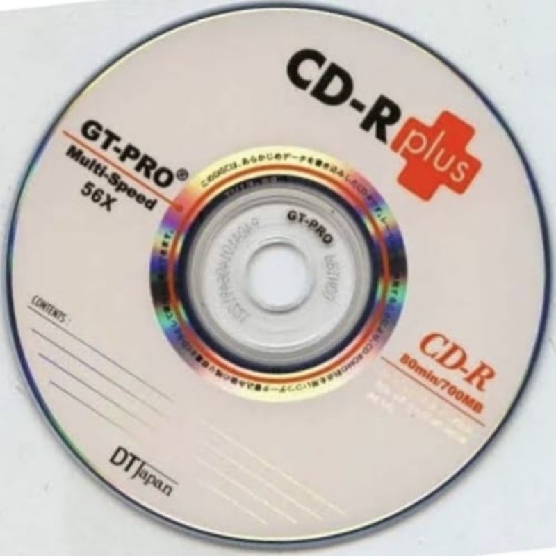 Jual Compact Disc Sd Gt-Pro Multispeed 56x Cd-r 80min/700mb | Shopee ...