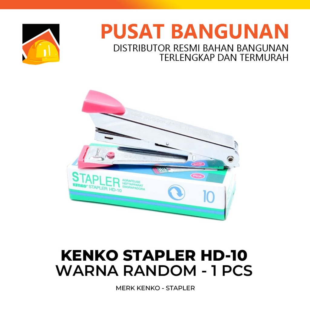 Jual STAPLES/STAPLER KENKO HD-10 KECIL - ALAT STAPLER KERTAS HD-10 1 ...