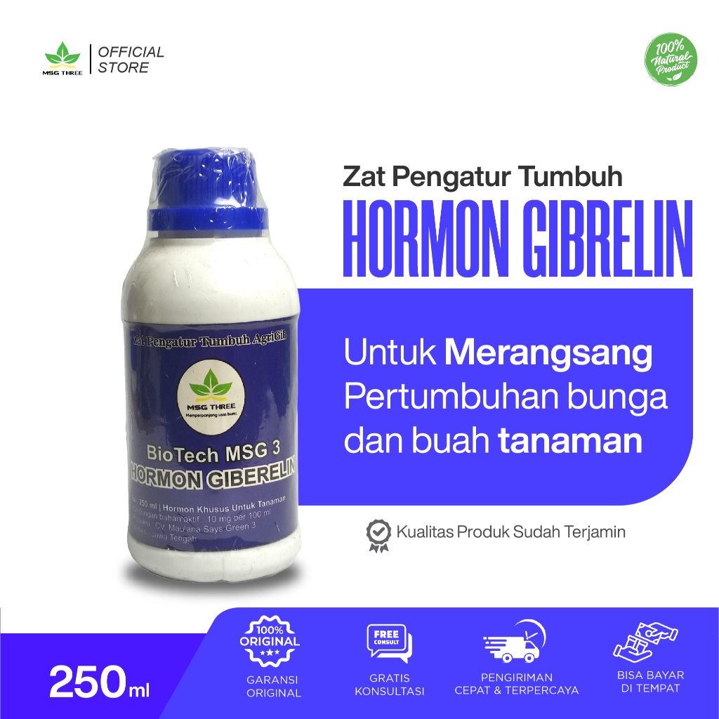 Jual Hormon Giberelin - ZPT Zat Pengatur Tumbuh Untuk Pertumbuhan Bunga ...