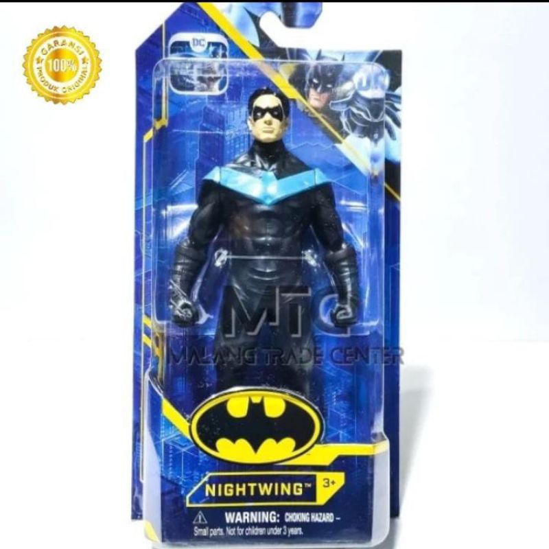 Jual NIGHTWING NIGHT WING DC SPIN MASTER BATMAN SUPER PREMIUM ORIGINAL ...