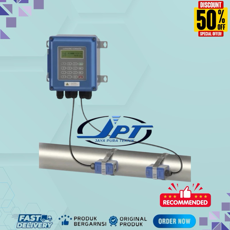 Jual Flow Meter TUF2000B Ultrasonic Liquid Tester Flowmeter TUF-2000B ...