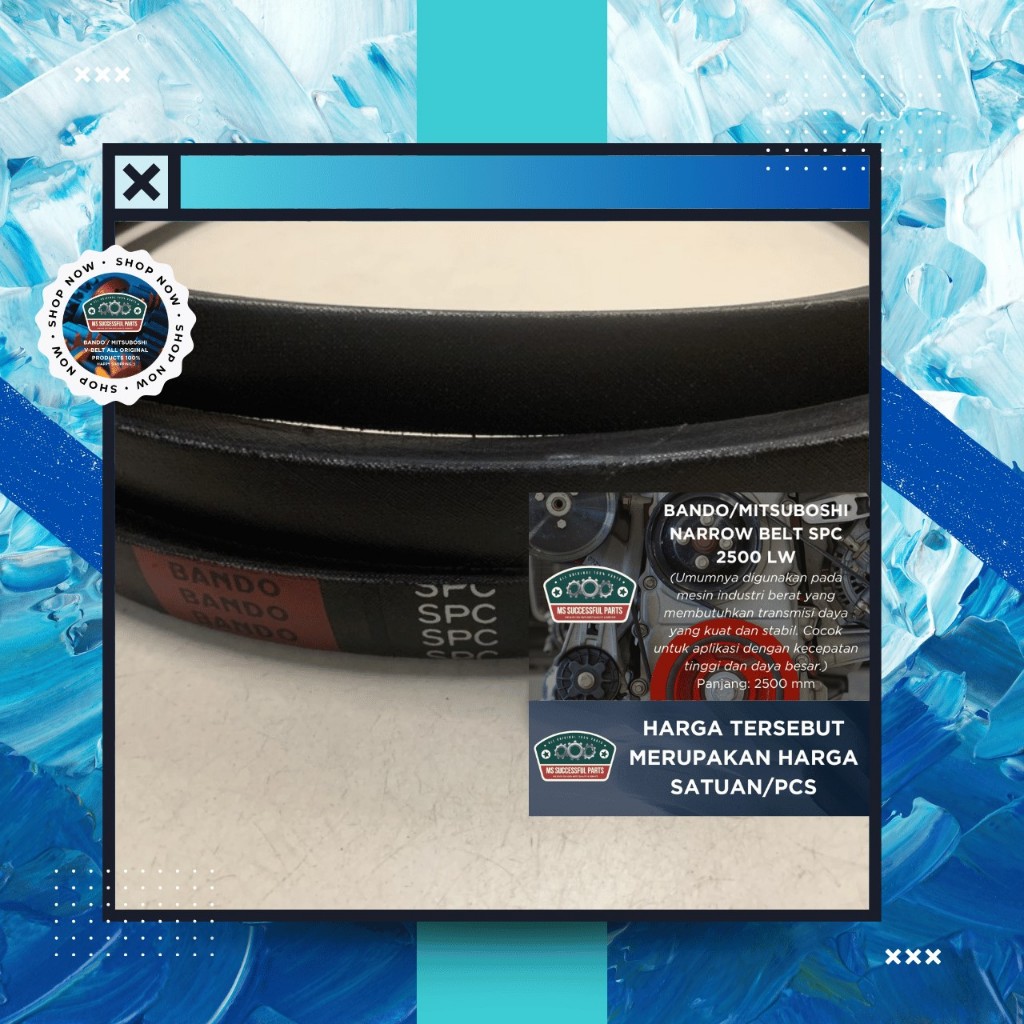 Jual NARROW BELT SPC 2500 LW BANDO SPC2500 MITSUBOSHI | Shopee Indonesia