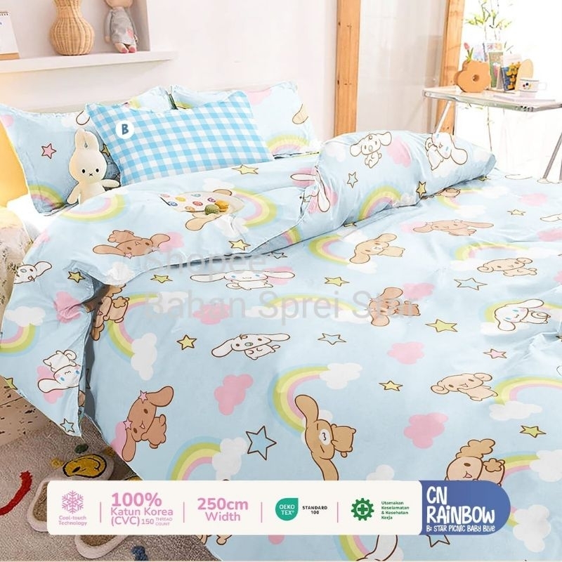 Jual Bahan Kain Sprei Star - CN Rainbow | Shopee Indonesia