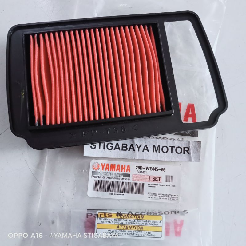 Jual filter udara Mio smile original saringan udara Mio karbu original ...