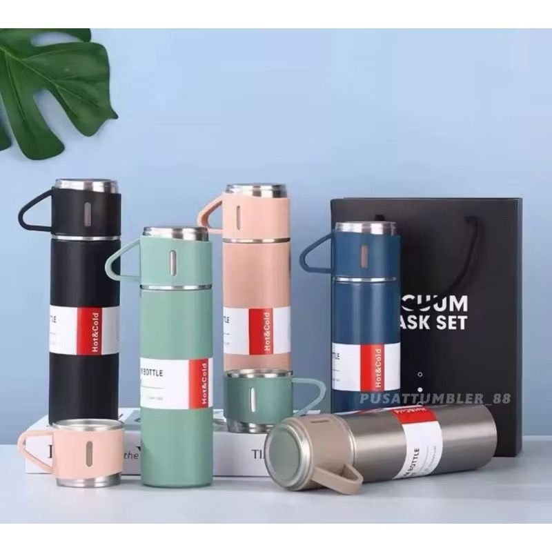 Jual ISI RUMAHKU Termos Kopi Tumbler Air Panas Dingin Stainless Vacuum ...