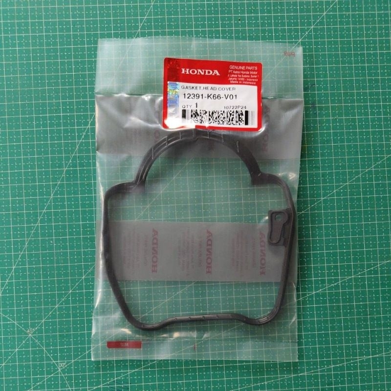 Jual KARET TUTUP CYLINDER HEAD GASKET HEAD COVER HONDA NEW VARIO 125 CC KODE PART 12391-K66-V01 ...