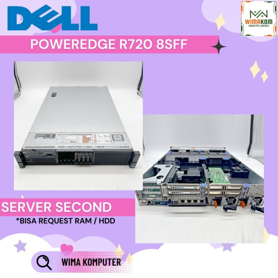 Jual server rack 2U dell Poweredge R720 | Shopee Indonesia
