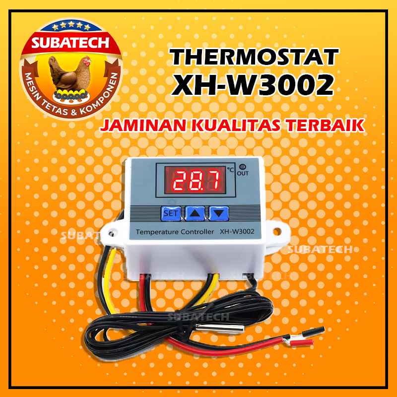 Jual Termostat Digital 220V Thermostat W3002 AC Mesin Tetas Telur Full Otomatis Penetas XH-W3002 ...