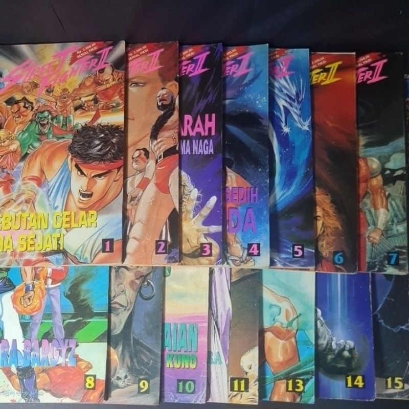 Jual Majalah Komik - Street Fighter II Paket 14 Buku | Shopee Indonesia