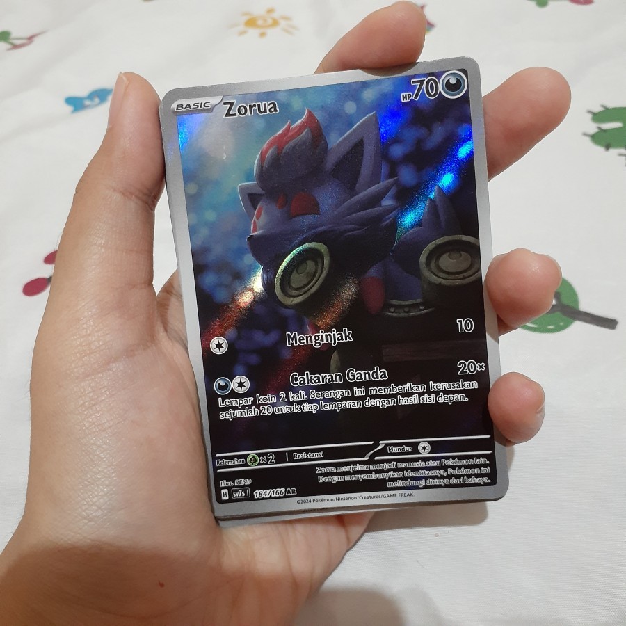 Jual Zorua SV7S 184/166 AR Pokemon Indonesia Trading Card Game TCG ...