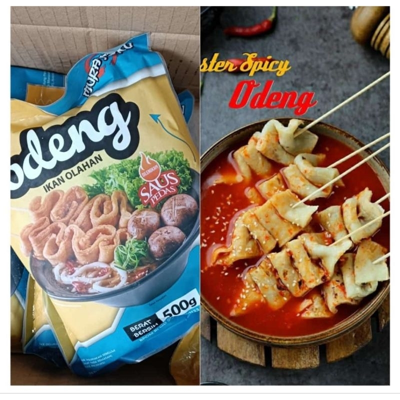 Jual ODENG 500GR|odeng ikan olahan 500gr|frozen food bandung | Shopee ...
