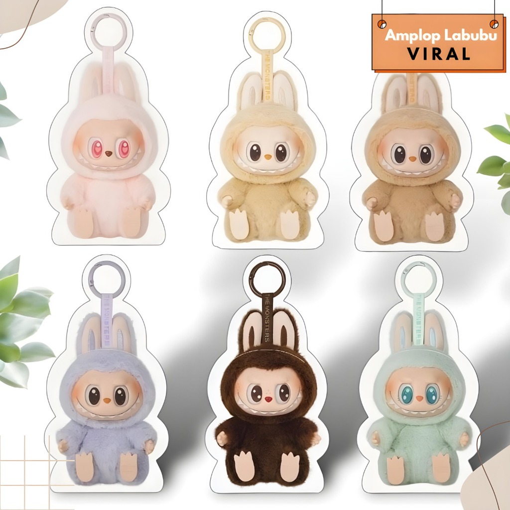 Jual ( isi 6 ) Amplop 3d Karakter Labubu Lebaran 2025 Angpau Natal ...