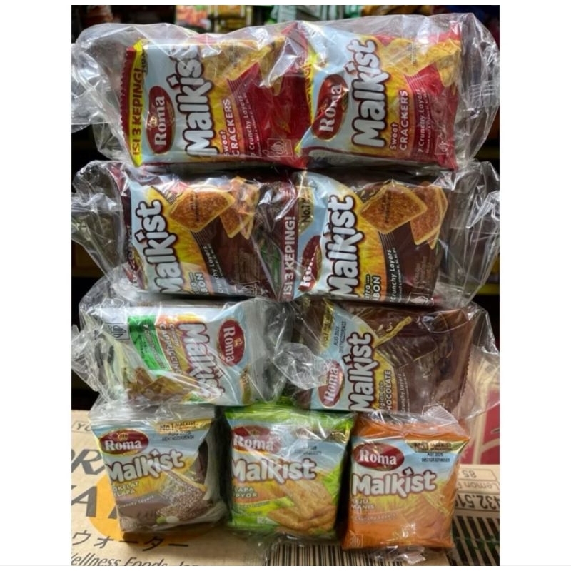 Jual ROMA MALKIST 1000 RENCENG (ISI 10 PCS) | Shopee Indonesia
