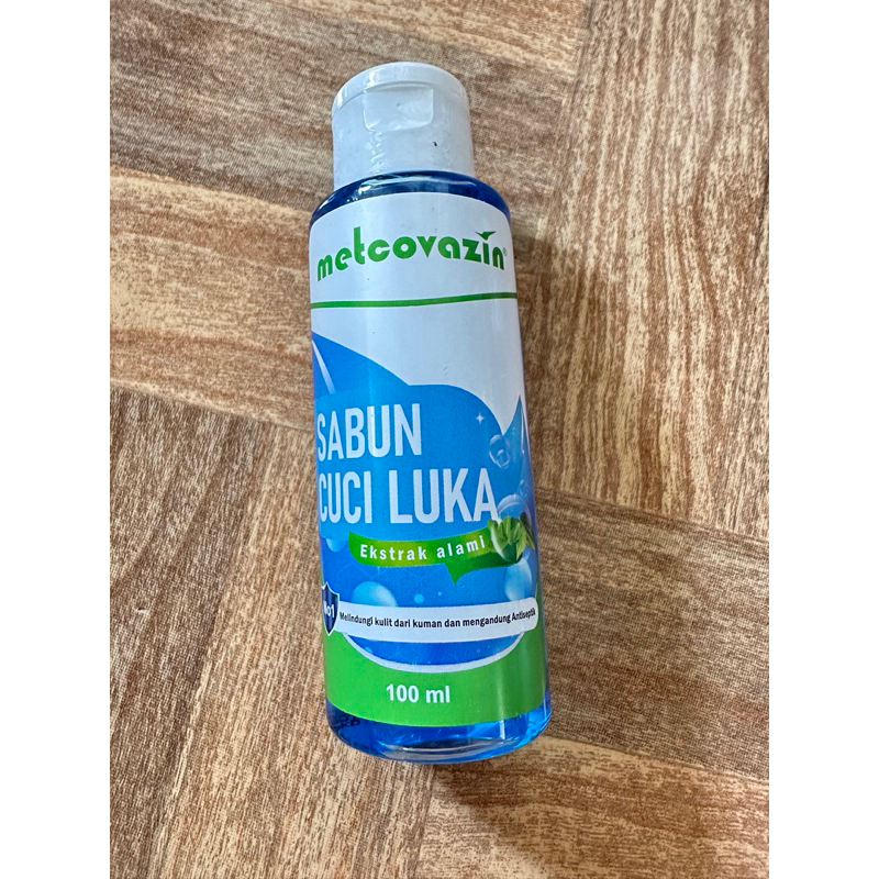 Jual Sabun cuci luka merk Metcovazin original 30ml dan 100ml | Shopee ...