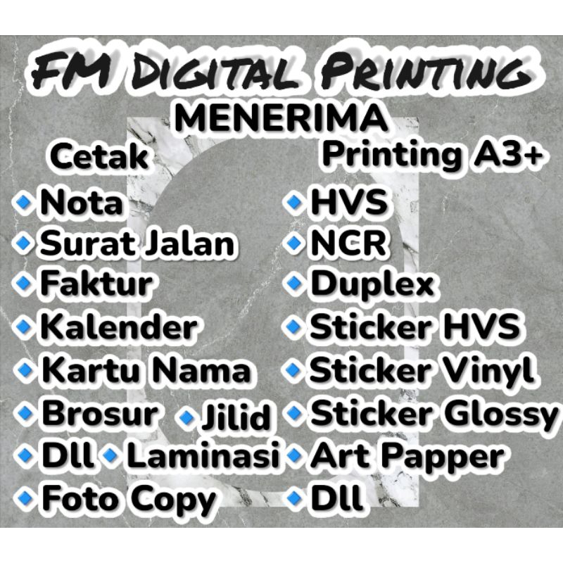 Jual Custom Cetak Digital Printing Laser Jet Fuji Xerox Docucenter ...