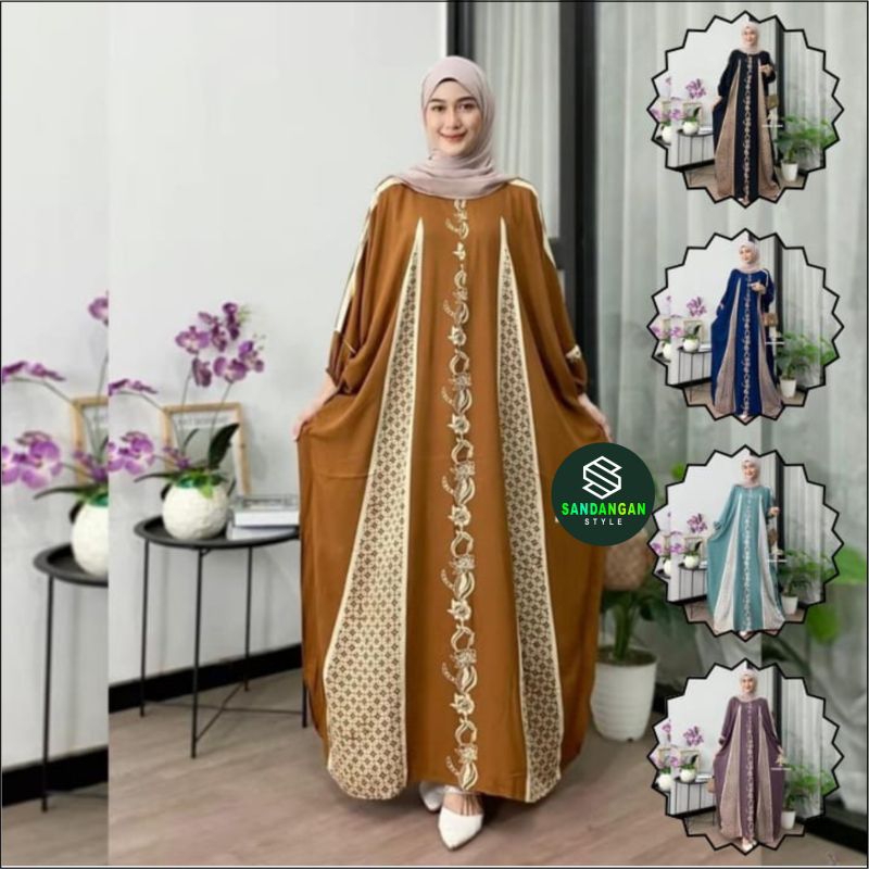 Jual Kaftan BLARAK Terbaru by SANDANGAN STYLE// Kaftan Jumbo kekinian ...