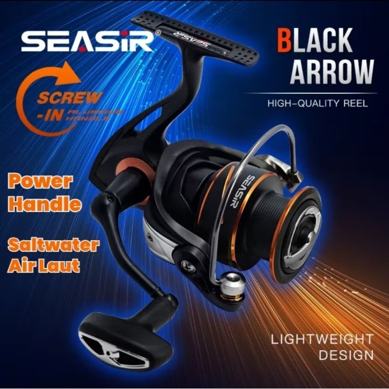 Jual YCA RYOBISEASIR BLACK ARROW Power Handle Reel Pancing Putar UK ...