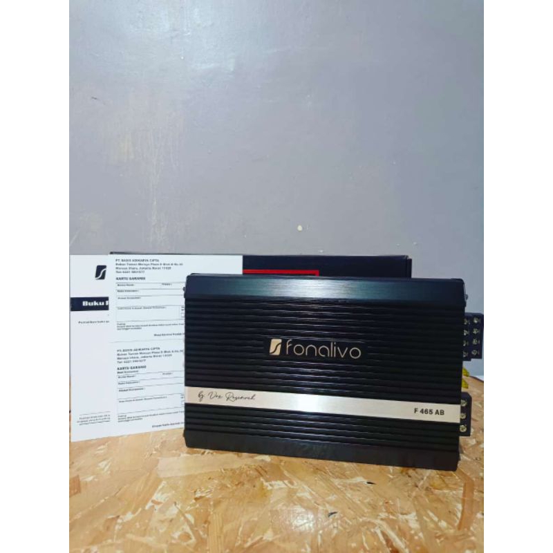 Jual Power Vox Fonalivo F 465 AB New 4 Chanel Power Fonalivo Vox/Yaafi ...