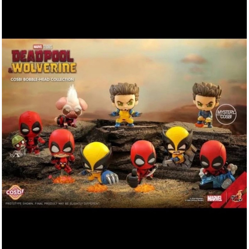 Jual Hot Toys Cosbi Cosbaby Deadpool & Wolverine Bobble-Head Collection ...