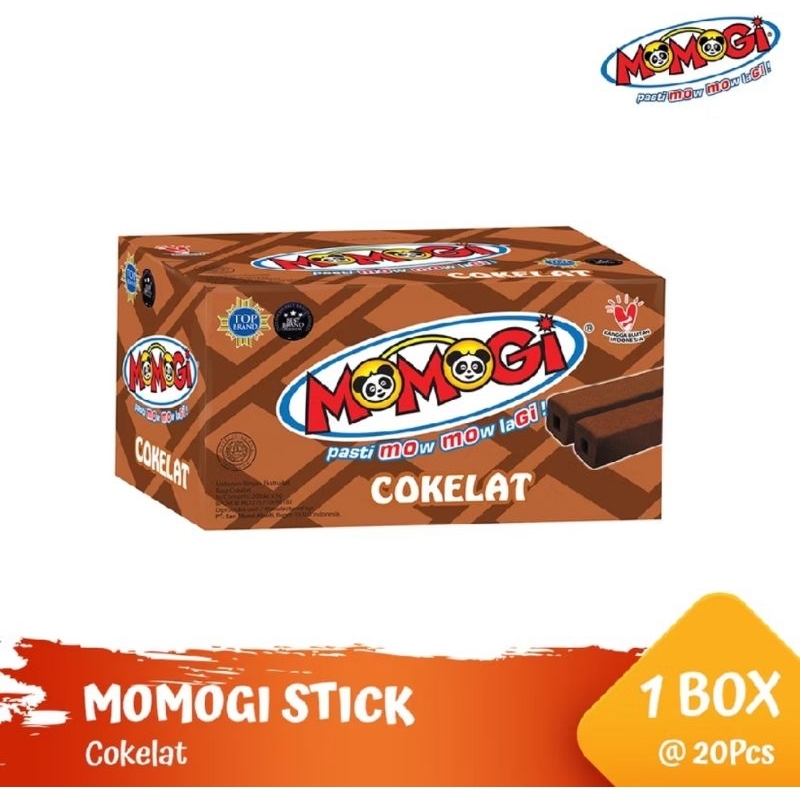 Jual MOMOGI STICK SNACK @5GR ISI 20 PER BOX | Shopee Indonesia