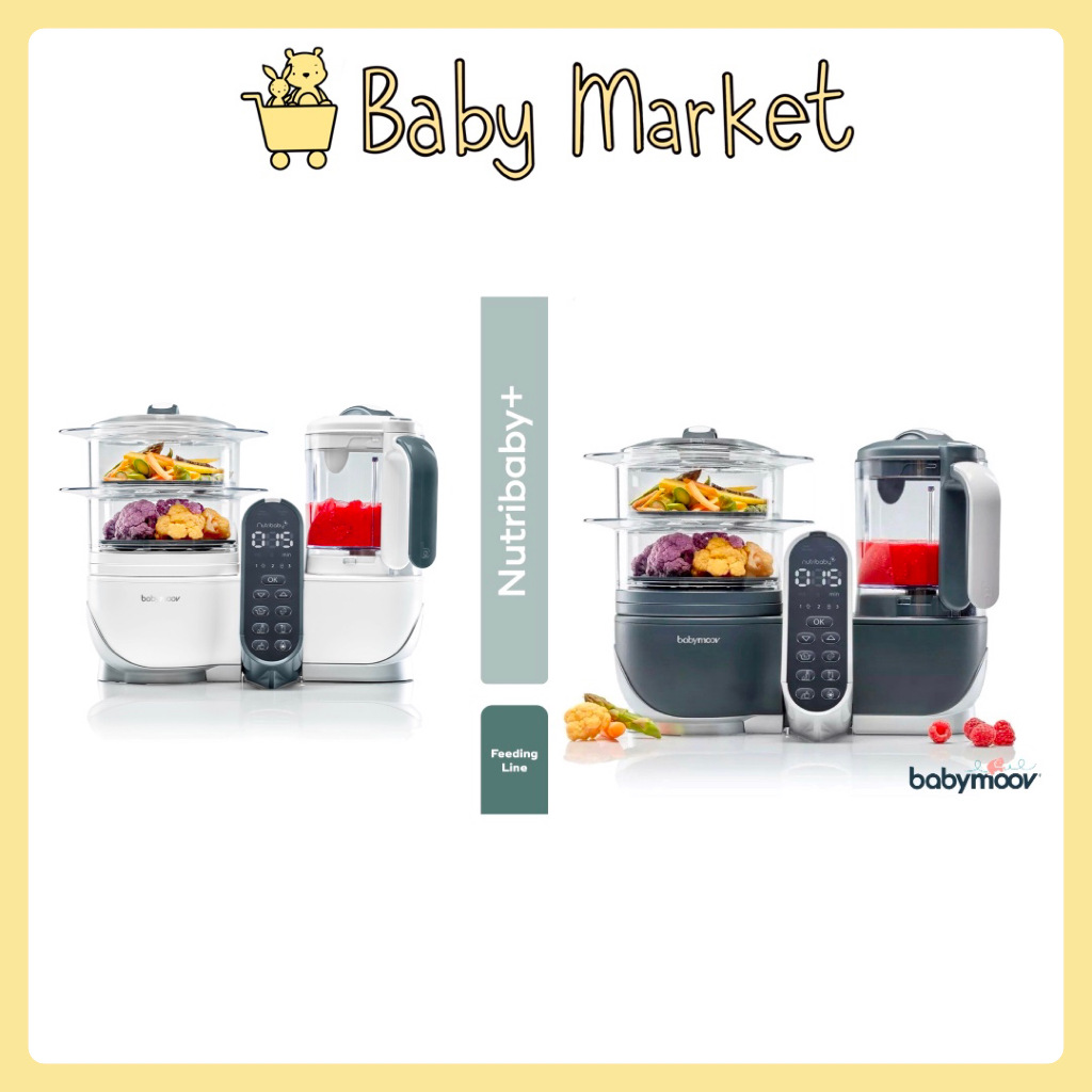 Jual BABYMOOV - Nutribaby+ - Loft White / Food Processor Bayi / Blender ...
