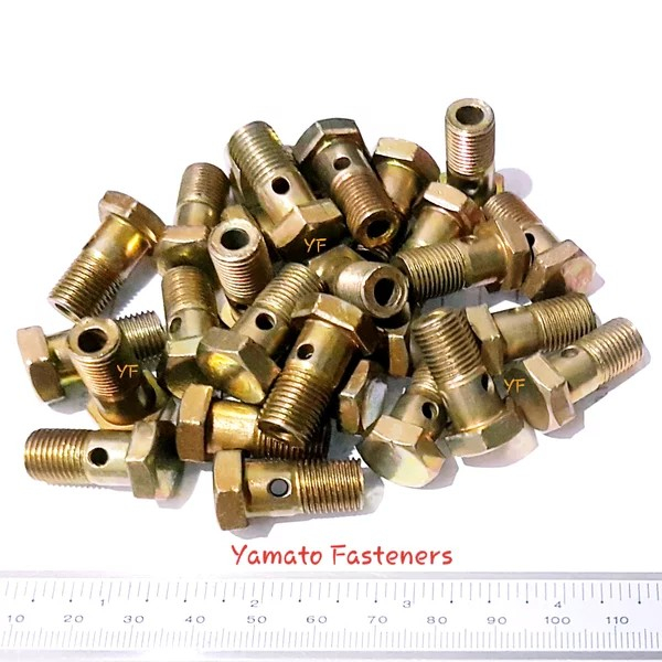 Jual Baut Solar 10 mm Kunci 14 Drat 1.0 Universal M10 Banjo Bolt Nissan ...